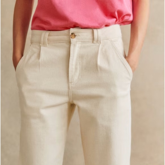 Sezane | Pants & Jumpsuits | Sezane Manu Trouser Sz 38 Us 6 In Mottled ...